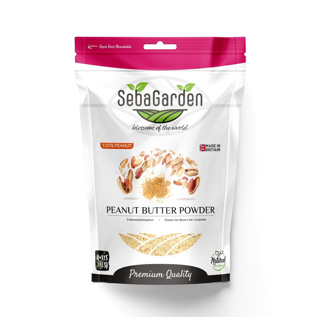 Seba Garden Peanut Butter Powder 100% - 1kg | Seba Trade Ltd